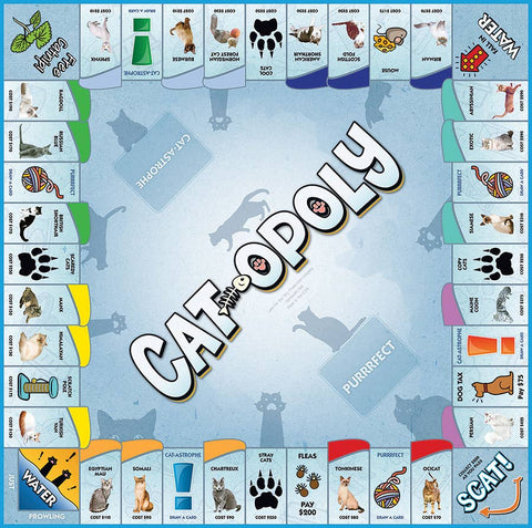Cat-Opoly (new design) Board Game – Small Town Famous