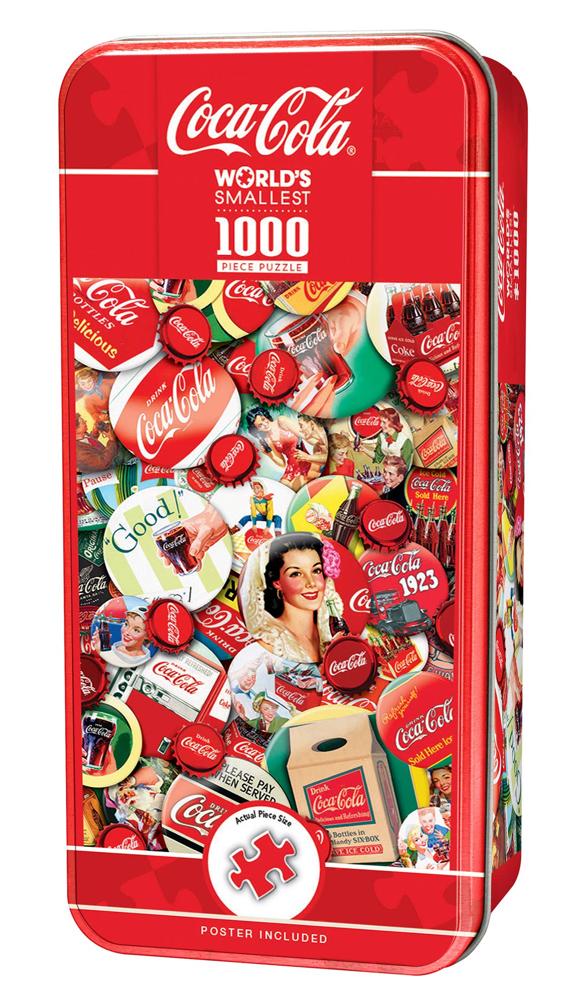 World's Smallest - Coca-Cola Caps 1000 Piece Puzzle – Small Town Famous